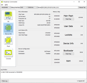 Simplicity Commander - Silicon Labs