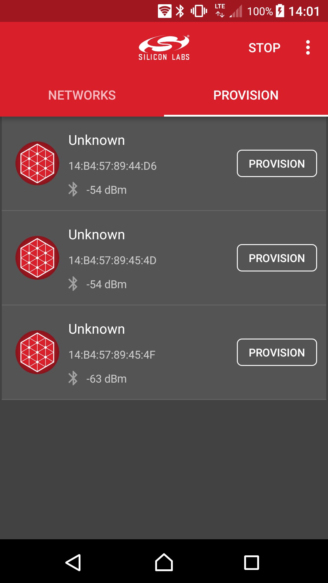 Bluetooth Mesh Android and iOS Mobile Applications - Silicon Labs