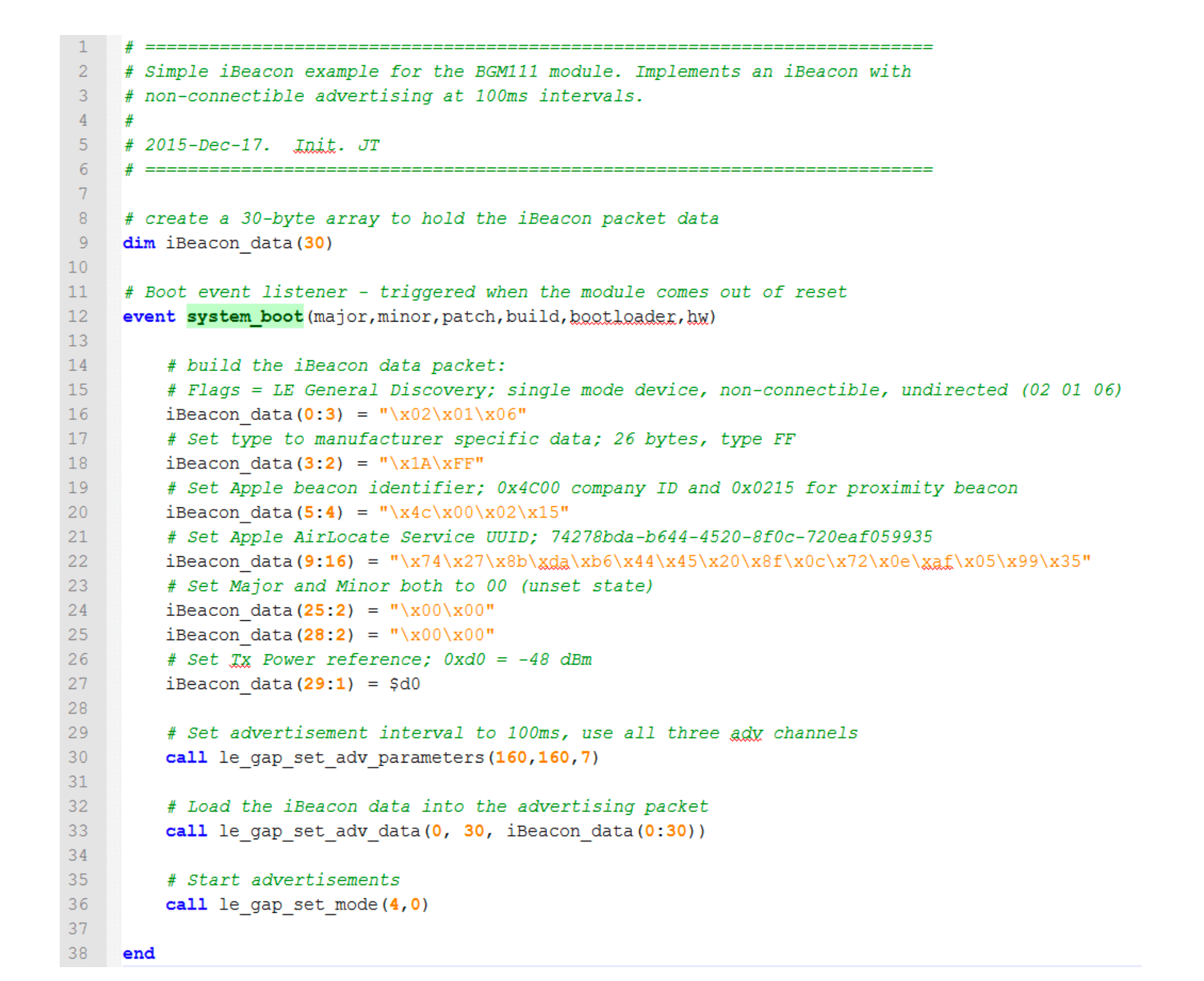 Developing Beacons with Bluetooth Low Energy - Silicon Labs